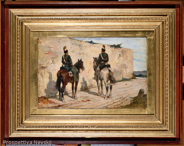 Lancieri a cavallo Lancieri a cavallo dipinto